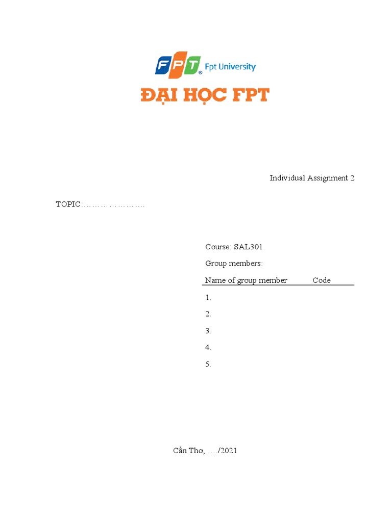 Individua Assignment Guideline 2.SAL301.SangVM | PDF