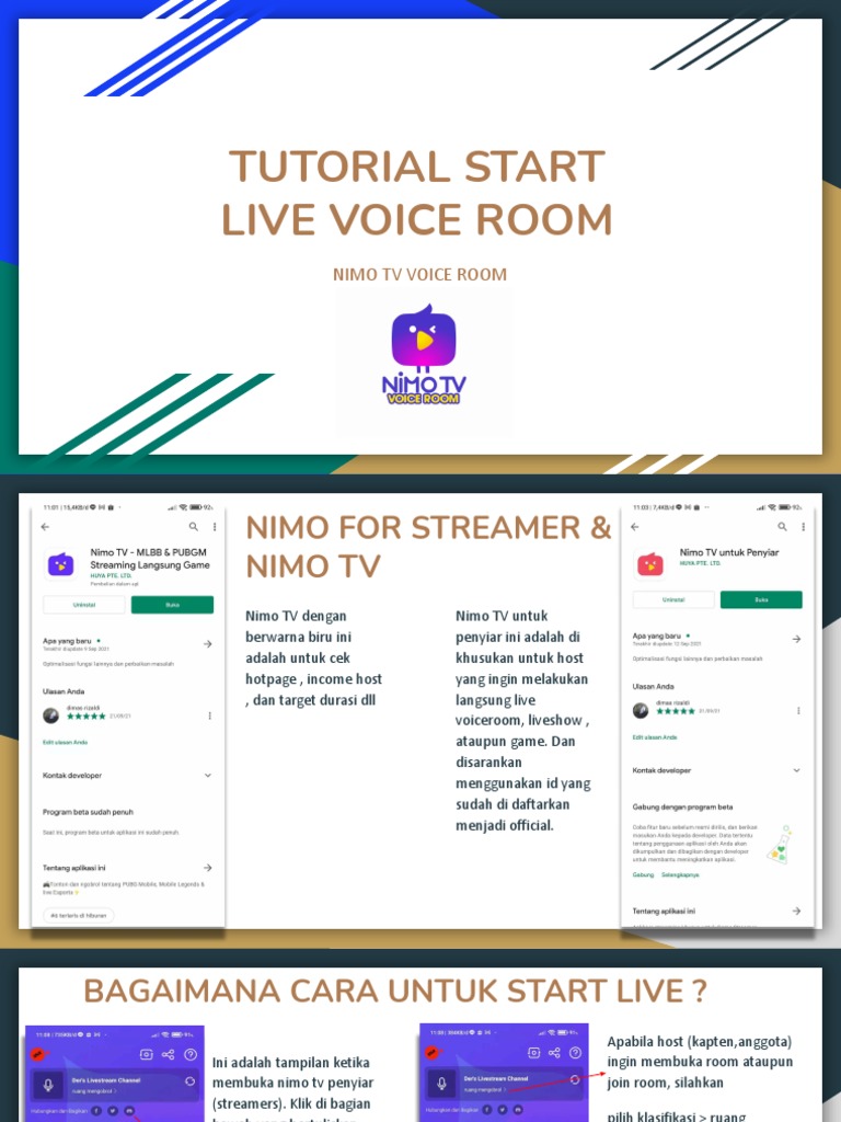 Guide Start Host Live | PDF