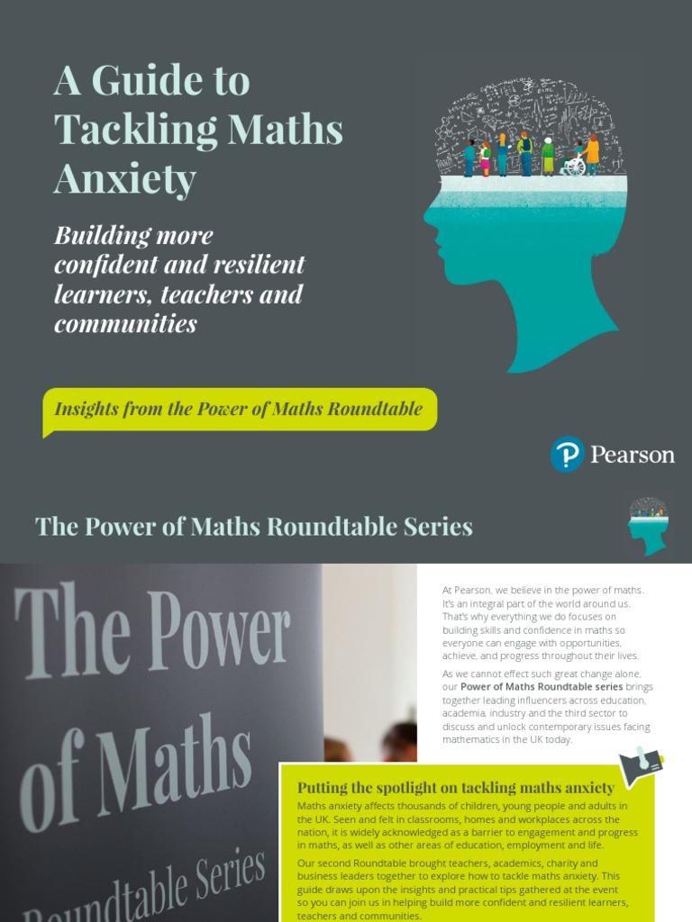 Guide To Tackling Maths Anxiety Power Maths Report | PDF | Anxiety ...
