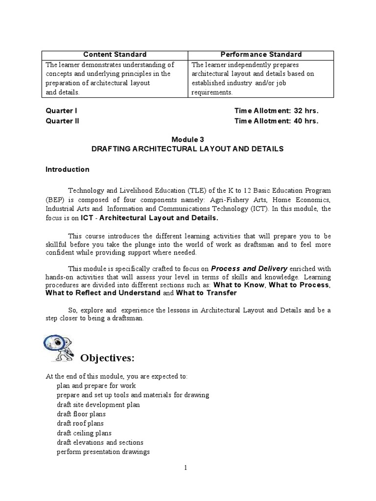 Objectives:: Content Standard Performance Standard | PDF | Technical ...