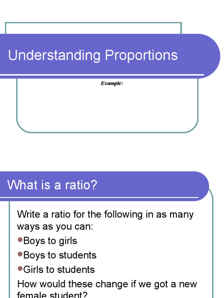 Understanding Proportions | PDF | Language Arts & Discipline