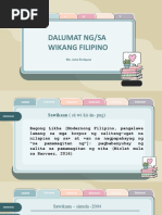 DAlumat Kahulugan at Kahalagahan | PDF