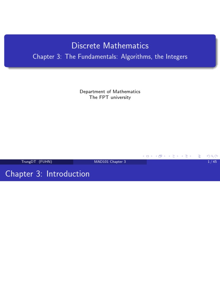 MAD101-Chap 3 | PDF | Algorithms | Set (Mathematics)