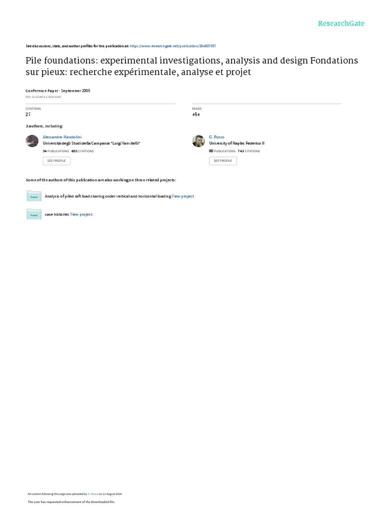 Experimental Investigations Analysis and Design PDF | PDF | Deep ...