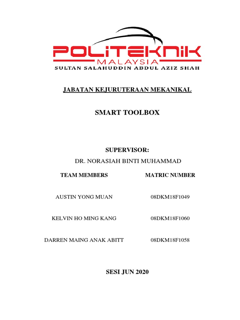 Smart Toolbox | PDF | Arduino | Electrical Resistance And Conductance