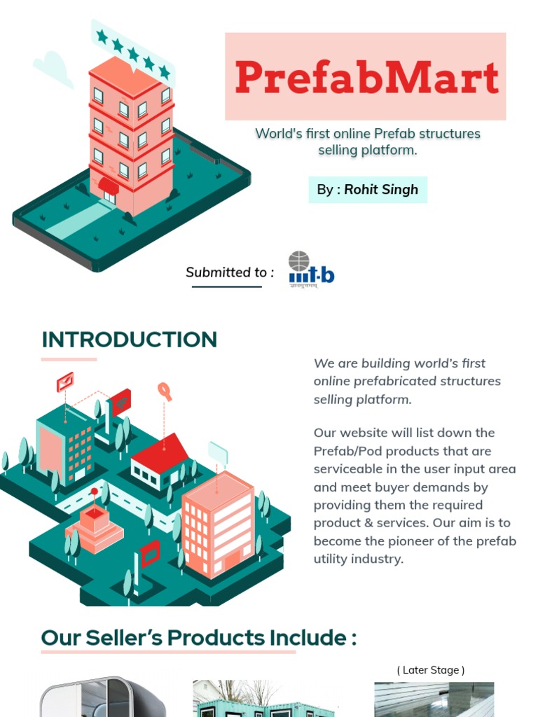 Prefabmart: World'S First Online Prefab Structures Selling Platform | PDF | Fee | Sales