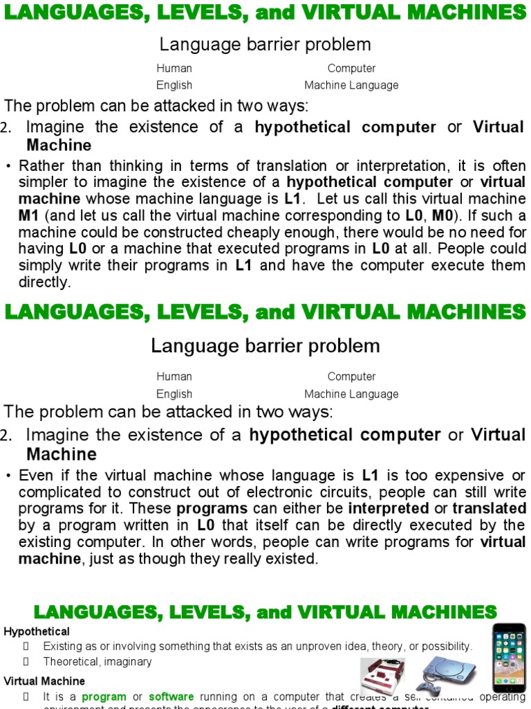 Language Barrier Problem | PDF | Virtual Machine | Computer Programming