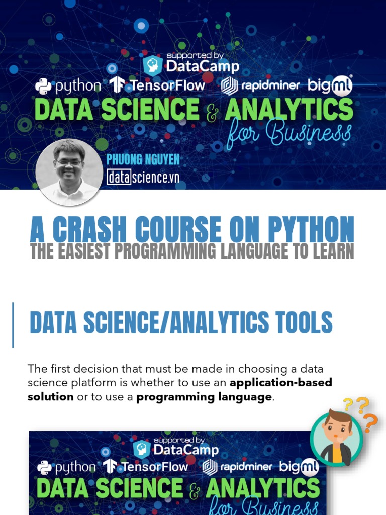 A Crash Course On Python | PDF | Python (Programming Language) | Information Technology