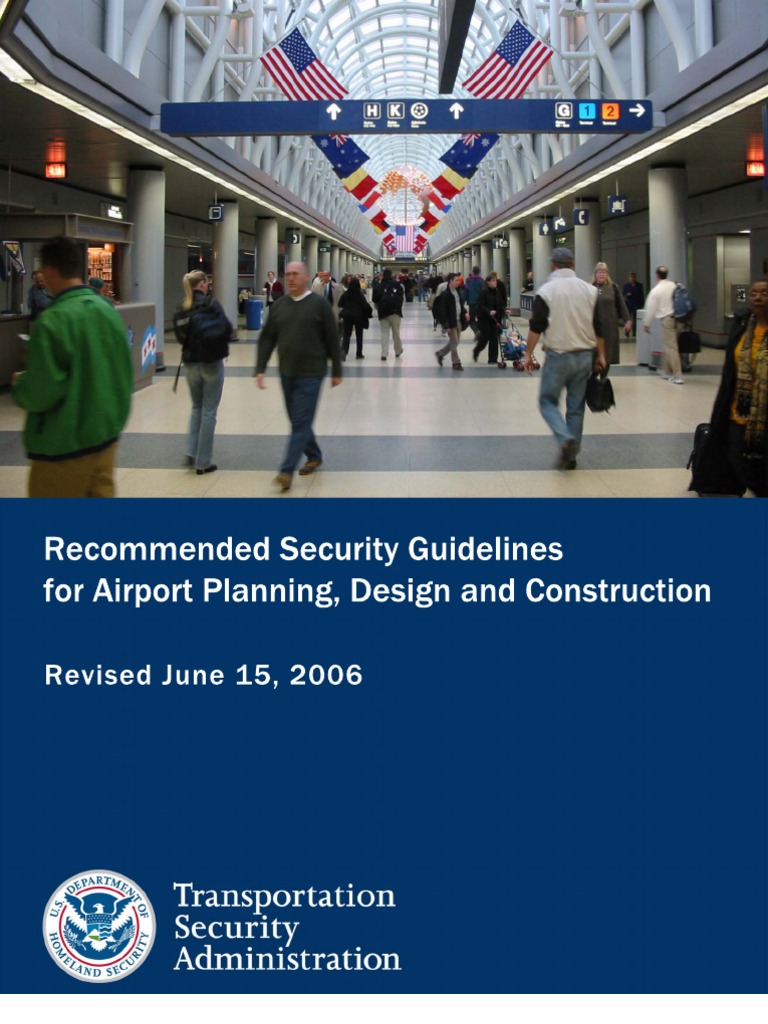 Airport Security Design Guidelines | Airport | Online Safety & Privacy