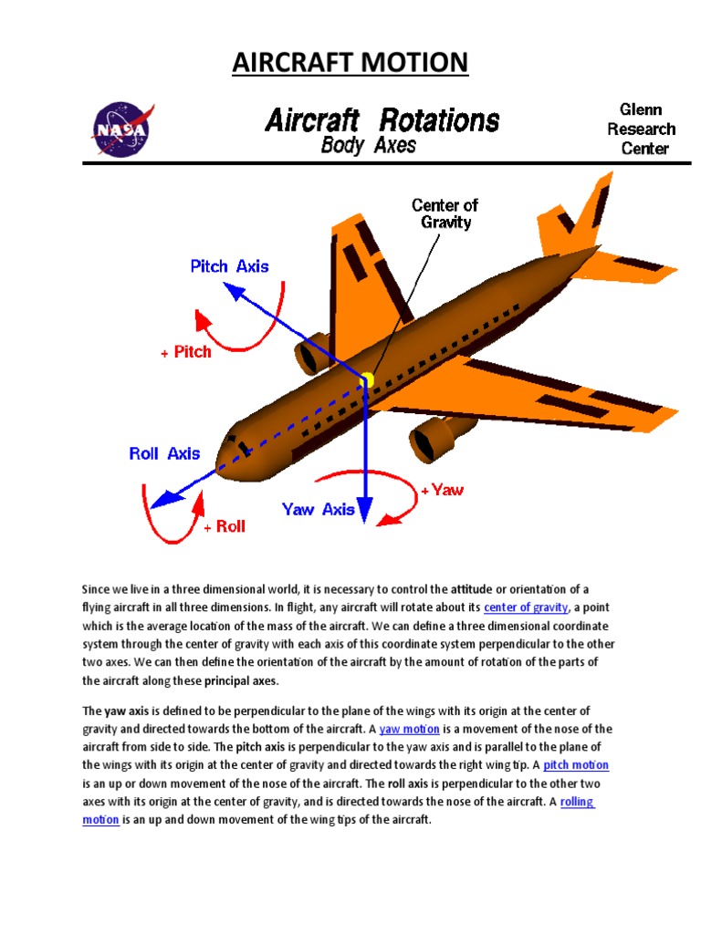 Understanding Aircraft Motion Dynamics | PDF