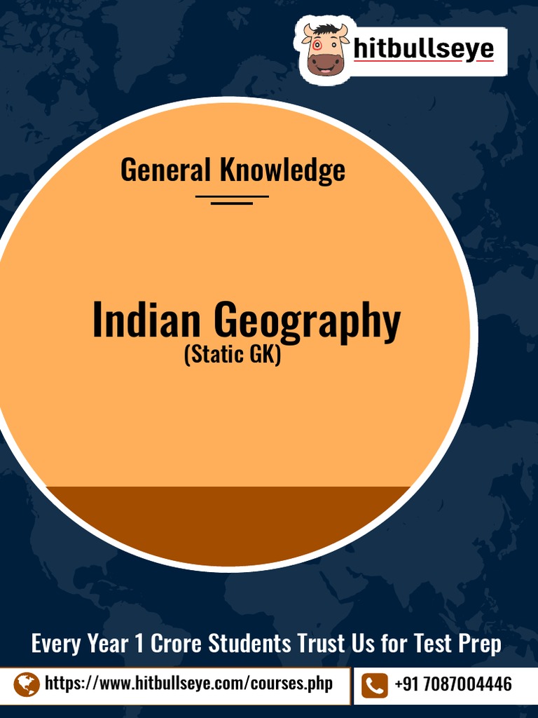 Indian Geography Study Guide | PDF | Himalayas | Landscape