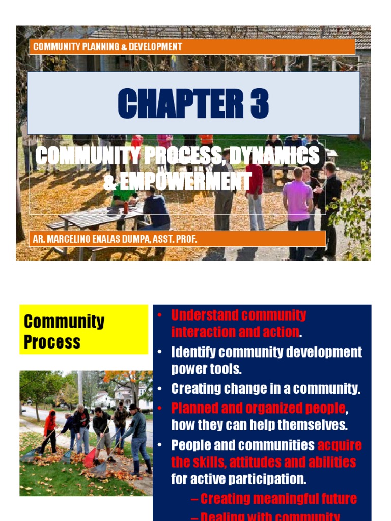 Community Process, Dynamics & Empowerment | PDF | Empowerment | Gender ...