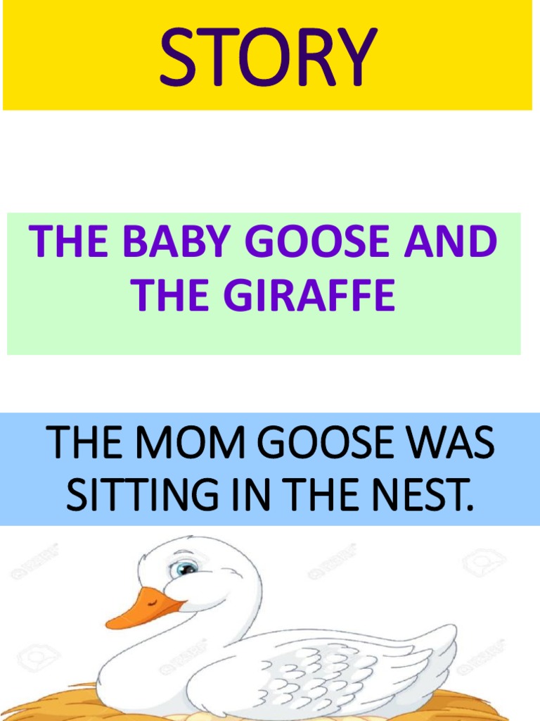 STORY - The Baby Goose and Giraffe | PDF