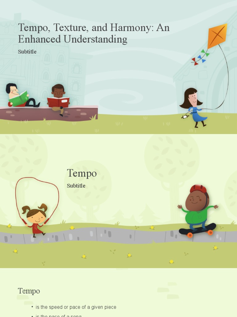 Understanding Musical Elements Through Tempo, Texture, and Harmony ...