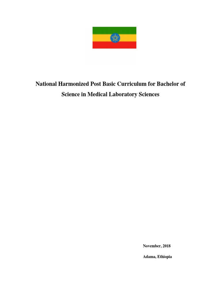 Medical Laboratory Science Post Basic Curriculum | PDF | Educational ...