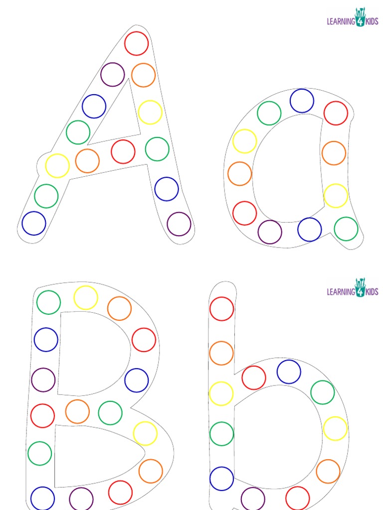 Printable Alphabet Letters A To Z Templates | PDF