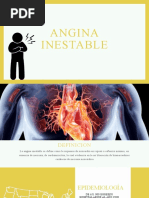 Angina Inestable | PDF | Sistema cardiovascular | Especialidades Medicas