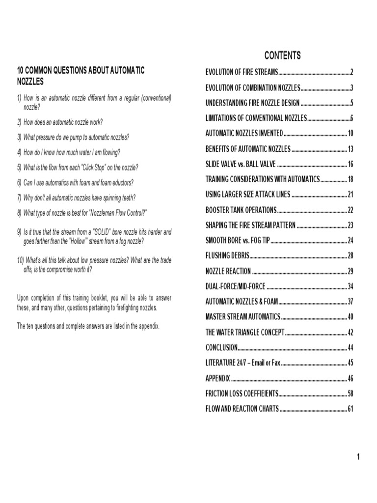 TFT Guide To Nozzles | PDF | Pump | Nozzle