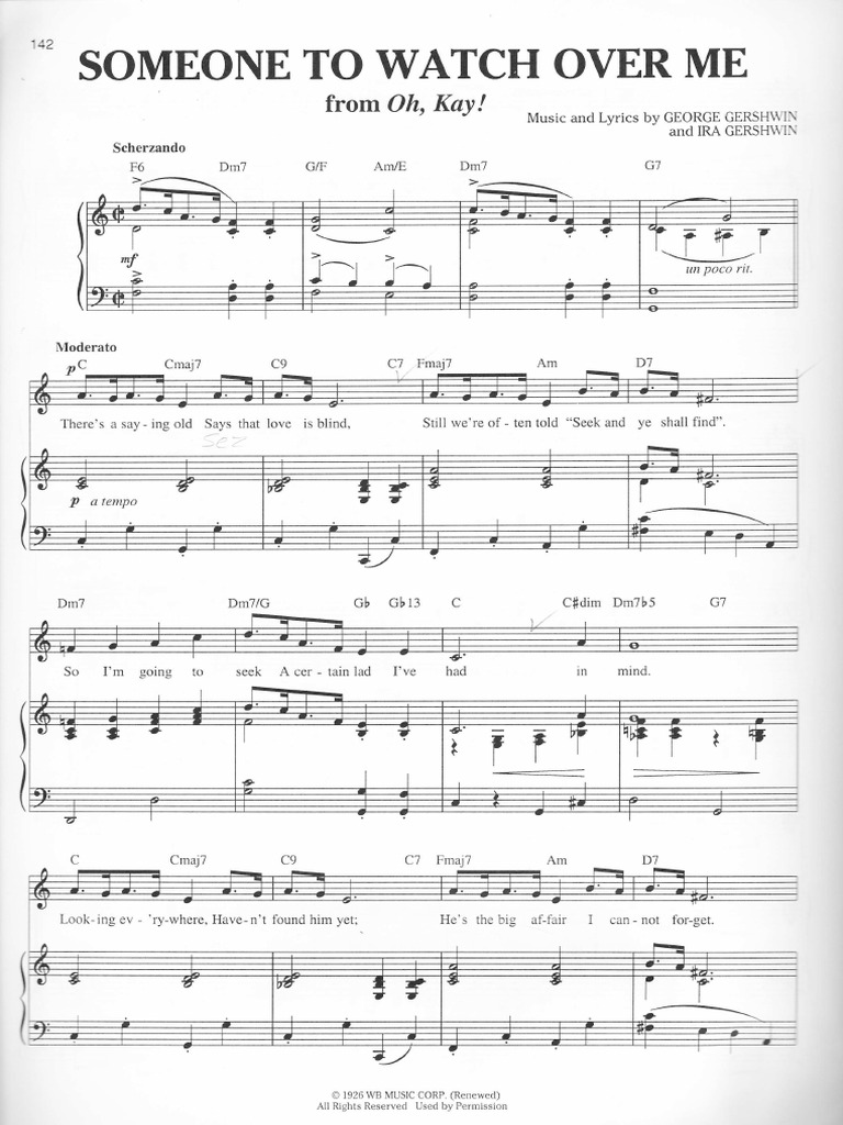 Someone To Watch Over Me | PDF