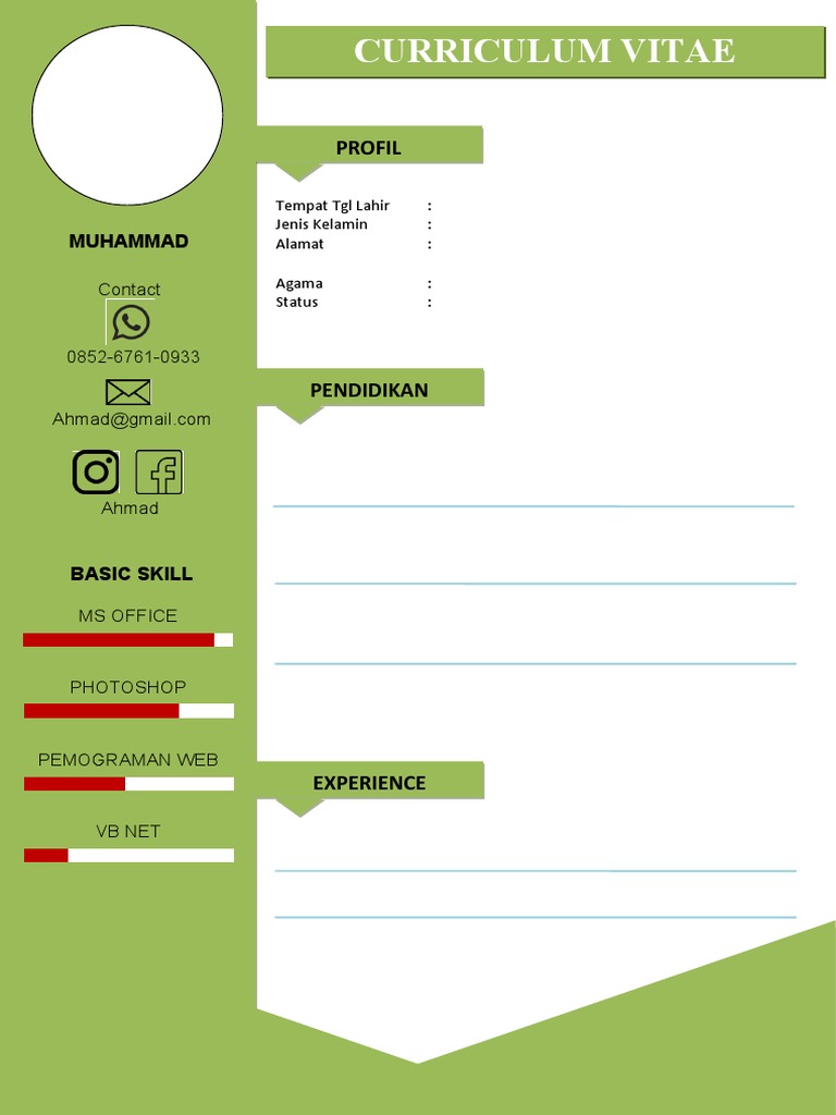 Blangko CV | PDF