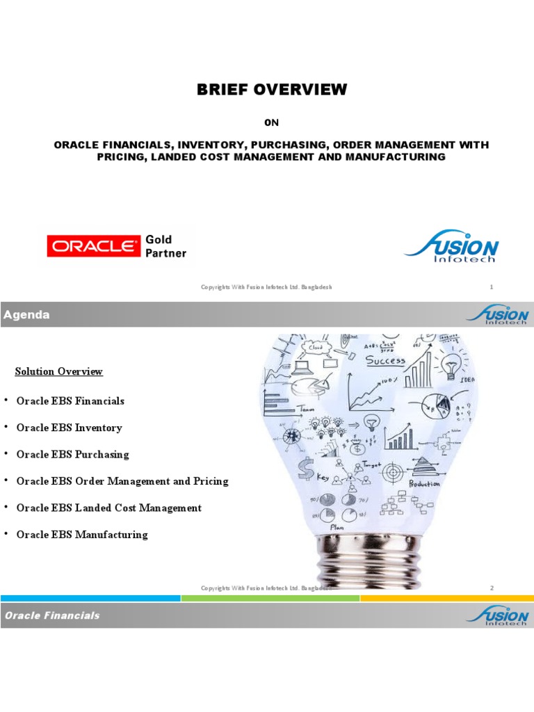 Oracle Basic Modules Overview | Download Free PDF | Procurement | Inventory