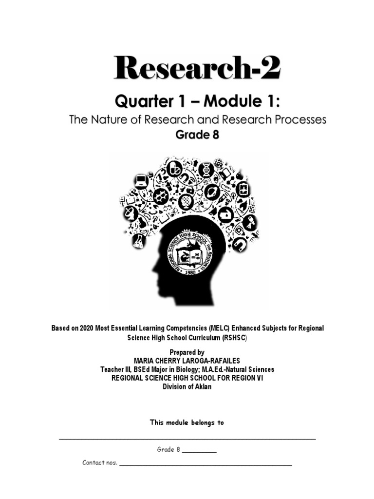 Week1 Research 2 Grade 8 | PDF | Science | Experiment