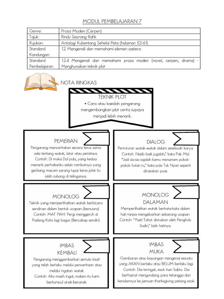 Nota Teknik Plot | PDF | Fiksi Umum