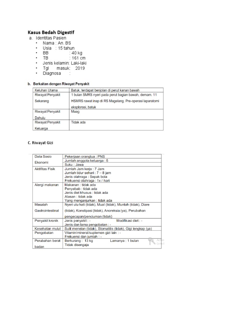 Kasus Bedah Digestif | PDF