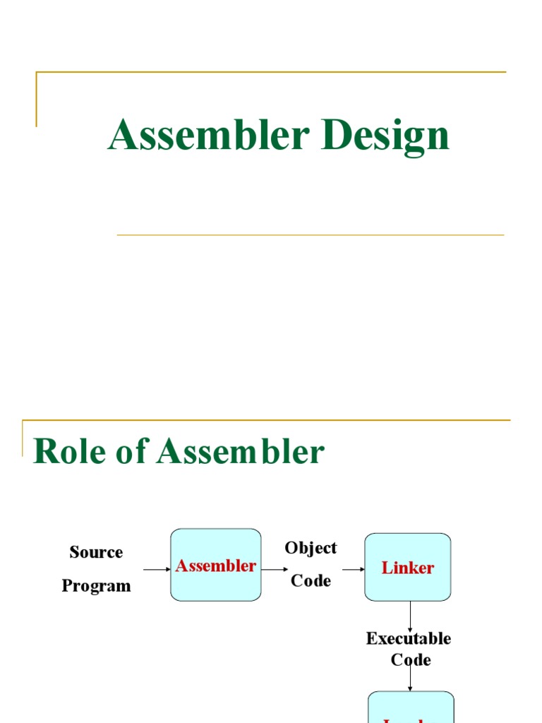 Assemler Lec | PDF | Assembly Language | System Software