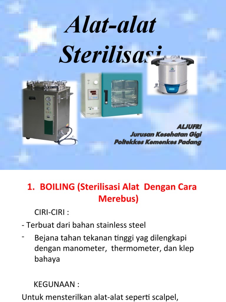 Alat-Alat Sterilisasi | PDF | Sains & Matematika