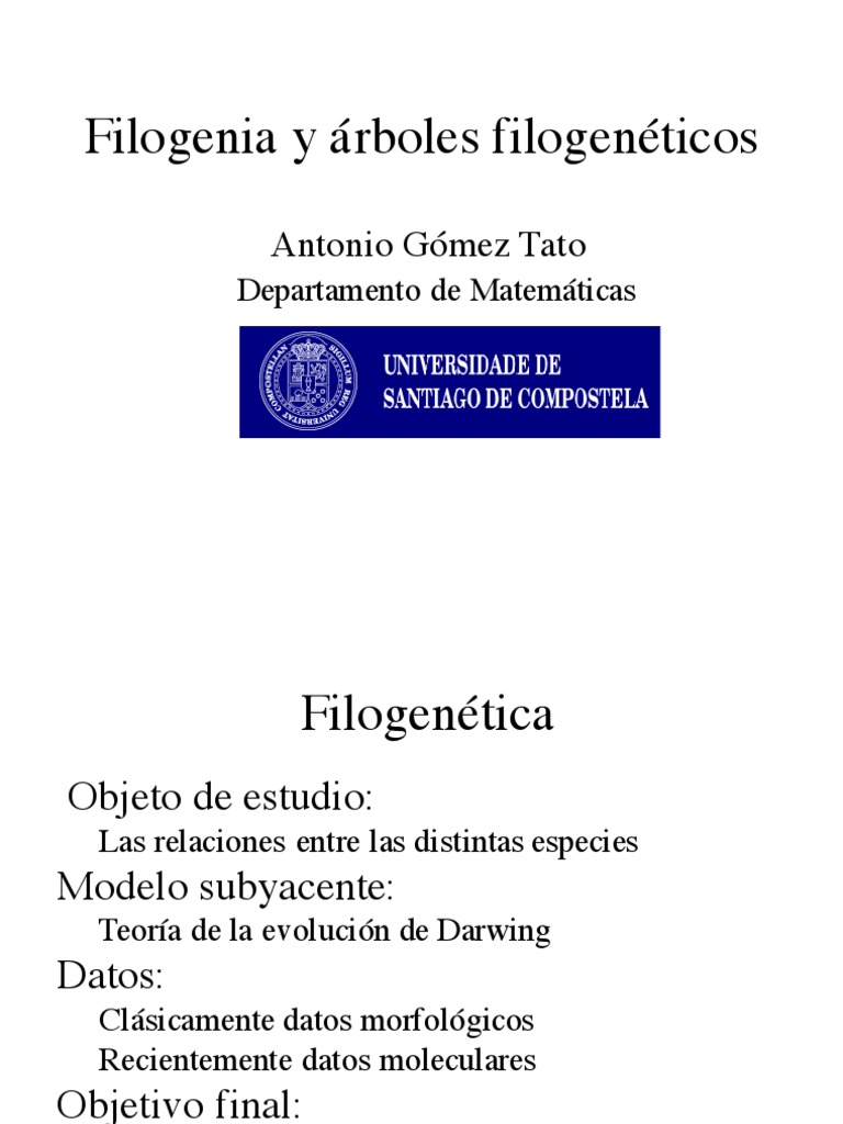 Filogenia | PDF | Biología | Ciencias de la vida