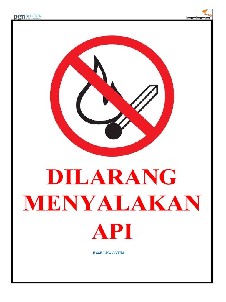 Dilarang Menyalakan Api | PDF