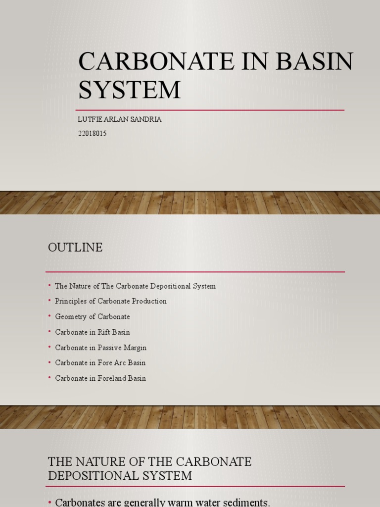 Carbonate Deposition in Basin System | PDF | Rift | Geology