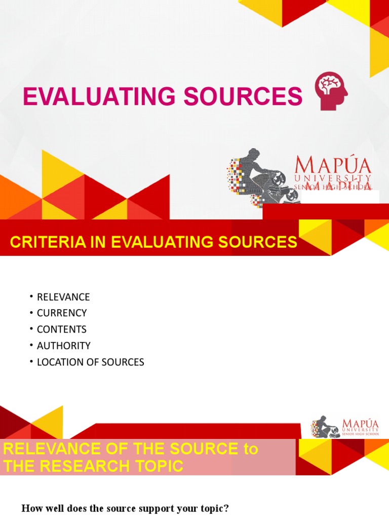 Lesson 3 Evaluating Sources | PDF | Electromagnetism | Abstract (Summary)