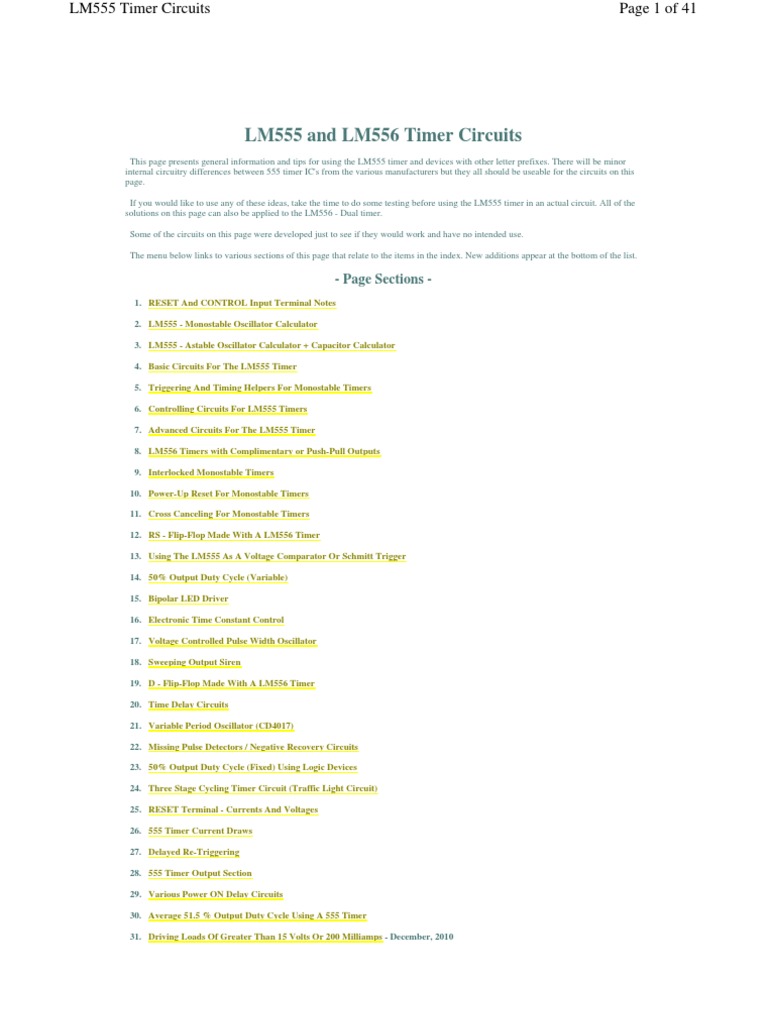 LM555 | PDF | Electronic Circuits | Capacitor