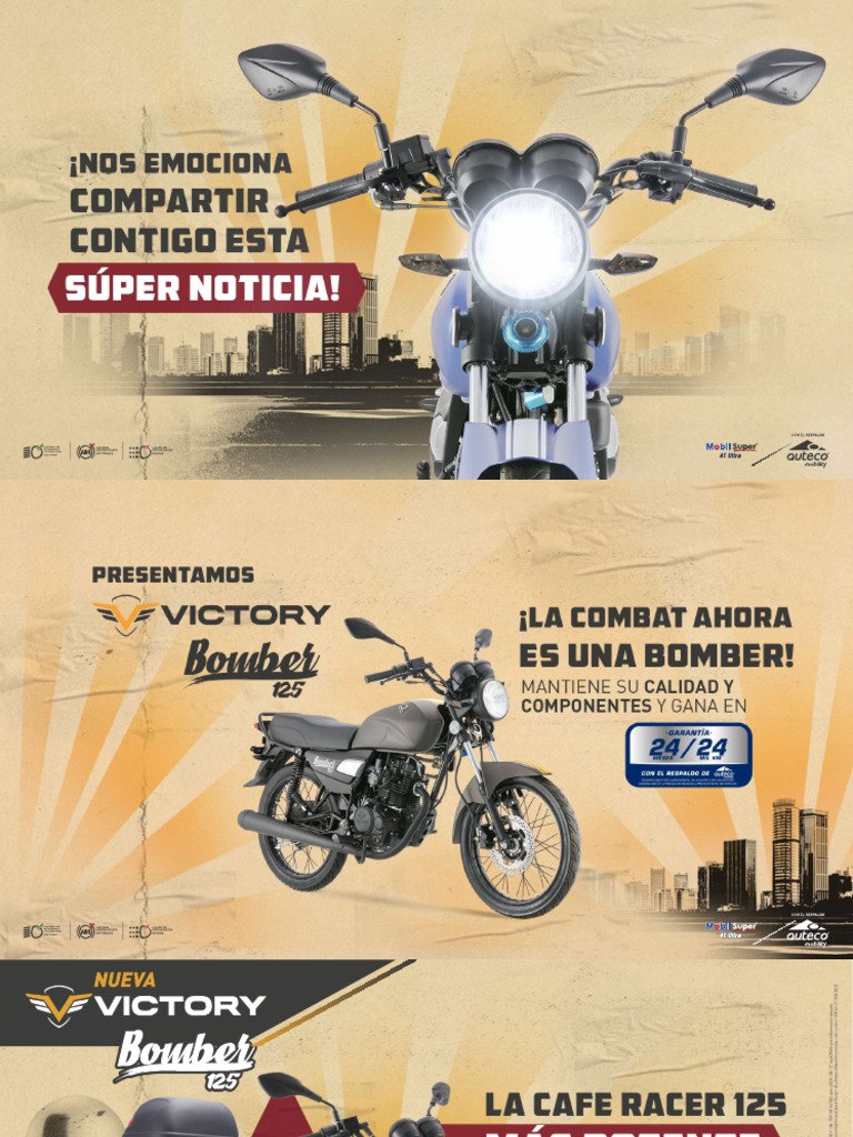 OP 12412 AUTECO VICTORY - Circular Bomber 125 - Baja | PDF | Vehículos ...