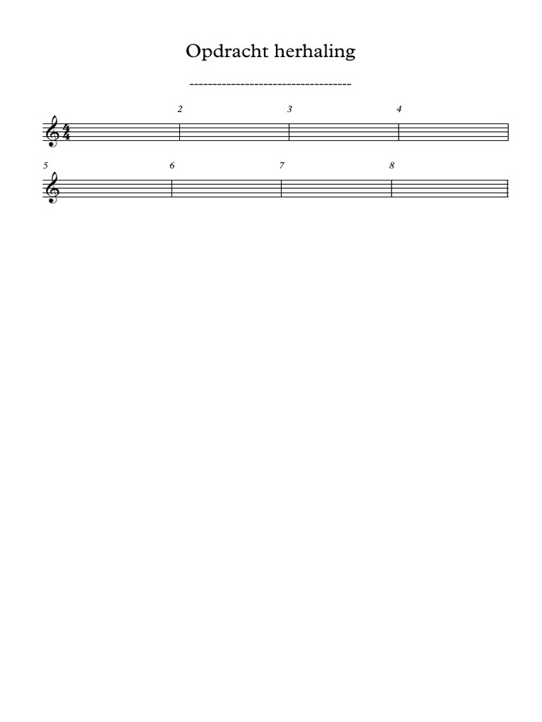 Opdracht Partituur | PDF