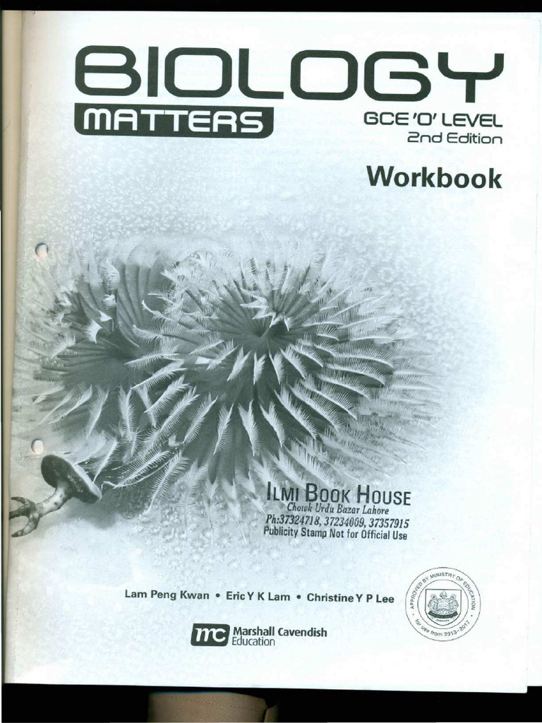 Biology Matters Workbook | PDF | Cell Membrane | Recombinant Dna