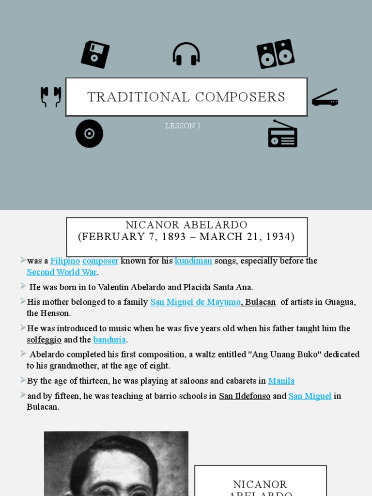 Traditional Composers | PDF | Performing Arts | Classical Music