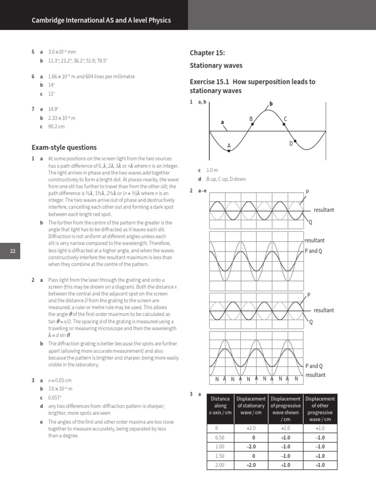 Stationary Waves in Stretched Strings | PDF | Waves | Atomic Nucleus