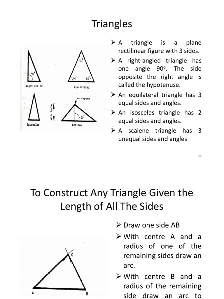 MCE 101 Lesson 2 | PDF | Circle | Triangle