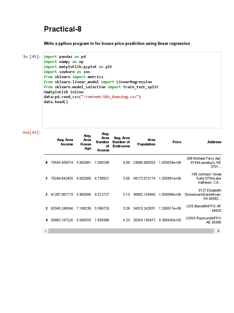 Prac - 8 (1) - Jupyter Notebook | PDF | Free Software | Computer ...