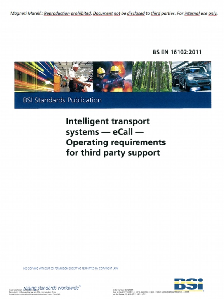 BS en 16102 2011 | PDF | Information | Data