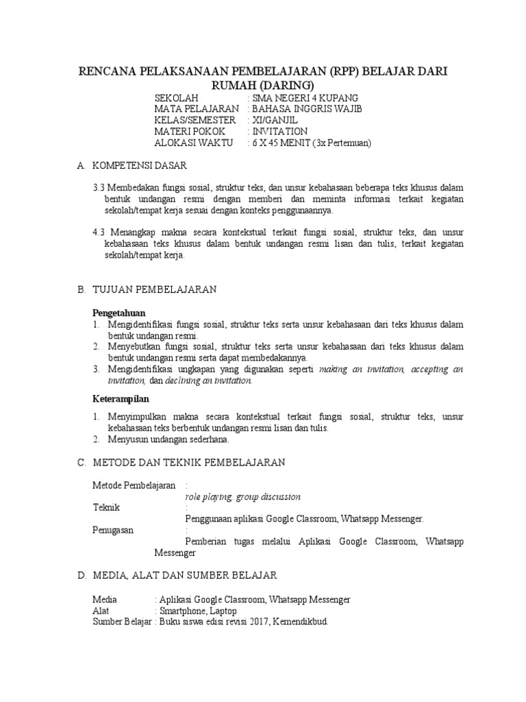 RPP 3.3 Invitation | PDF