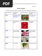 Flower | PDF | Plant Reproduction | Flowers