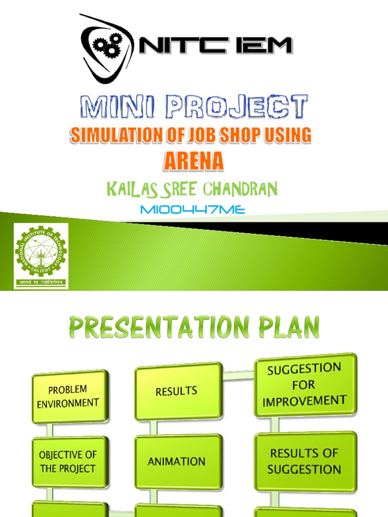 Simulation of Job Shop Using Arena - Mini Project | PDF | Systems ...