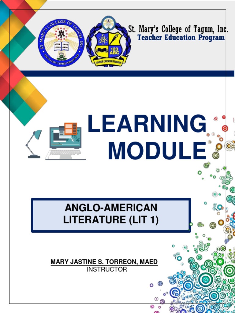 Final Lit 1 - Anglo American Literature Module Content Torreon | PDF ...