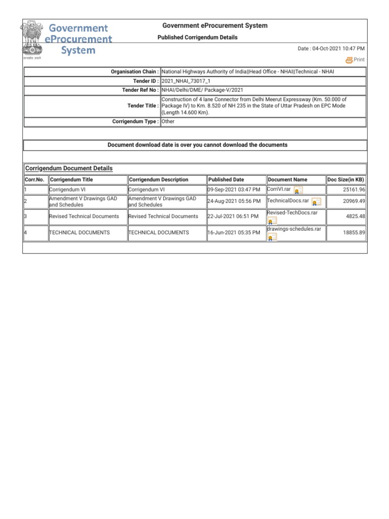 Government Eprocurement System | PDF