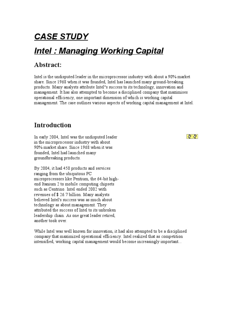 Case Study | PDF | Intel | Advanced Micro Devices