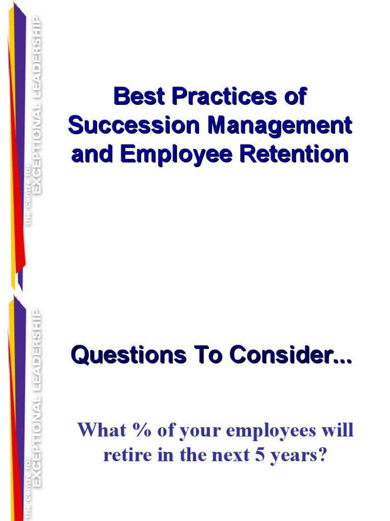 Employee Retention | PDF | Employee Retention | Succession Planning
